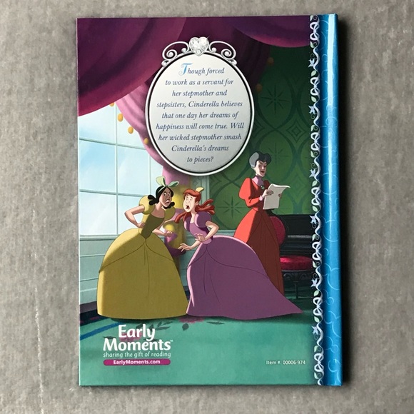 Disney | Other | New Disney Princess Cinderella Hardcover Storybook ...